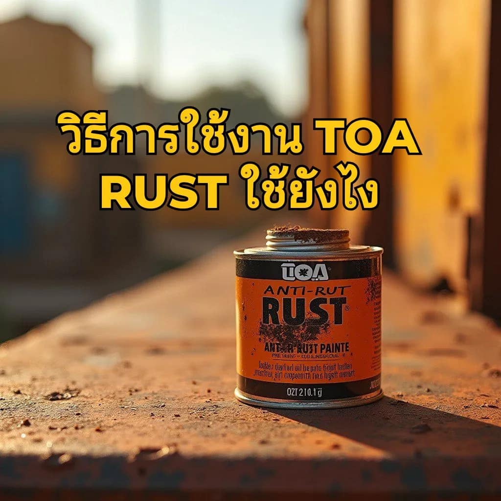 Home - วิธีใช้ TOA Rust Tech เคลือบกันสนิม